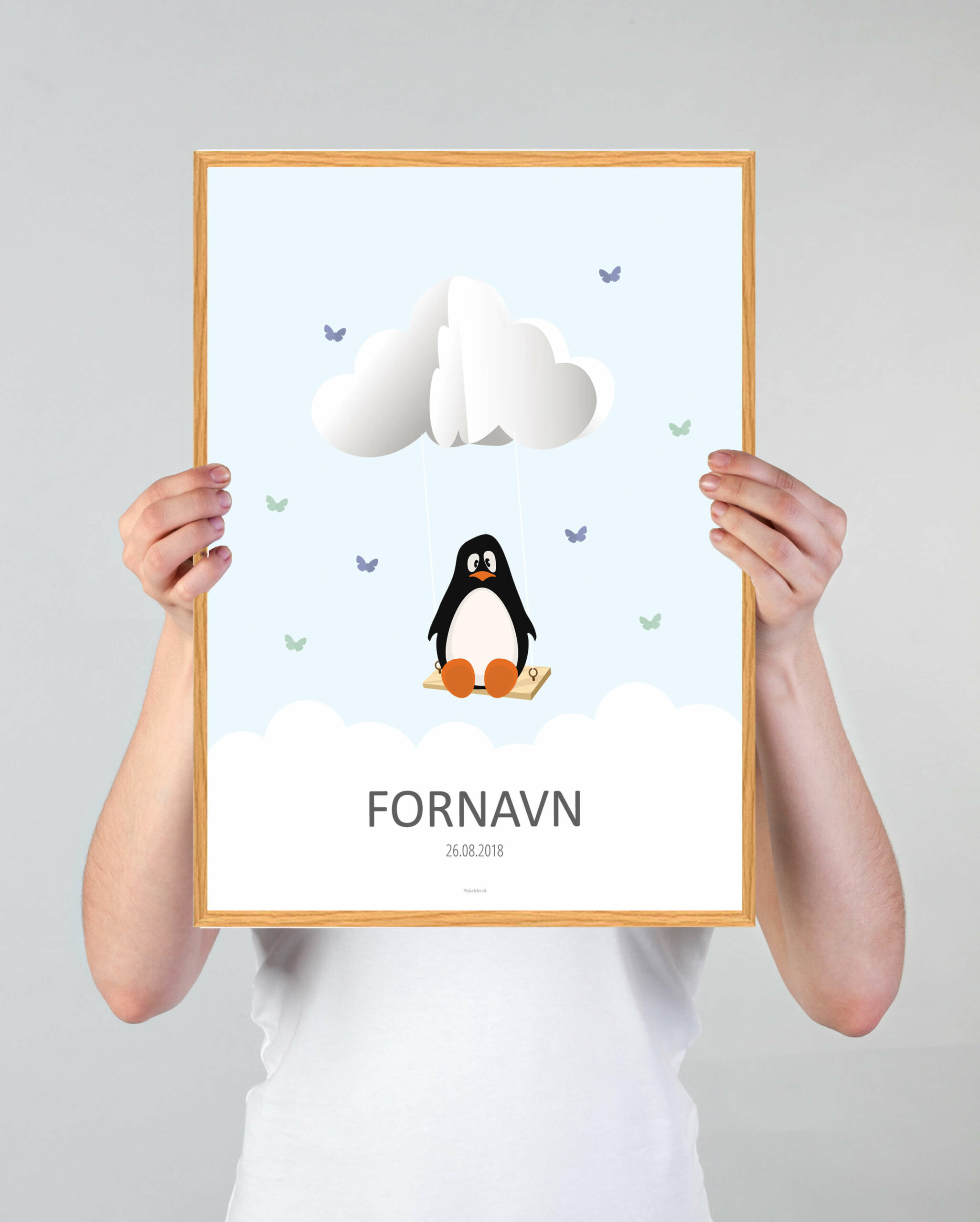 Køb vores "Navnetavle Pingvin - plakat" plakat online |» Lynhurtig og ...