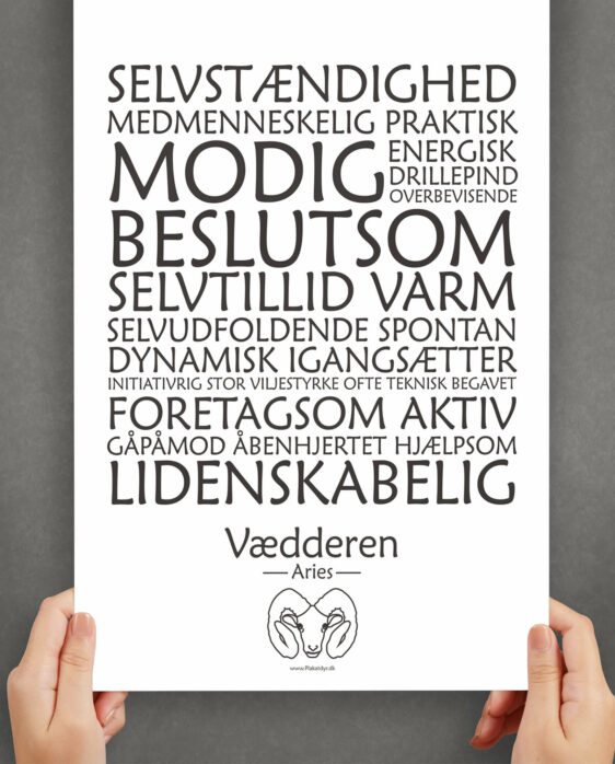 Stjernetegnsplakater til boligen 🏠 | Se blandt andet vædderen 🐏