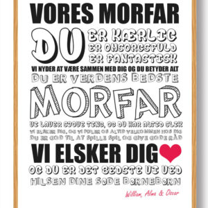 Vores morfar | Plakat 🤩
