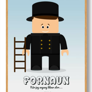 Skorstensfejer børneplakat | Plakatdyr.dk