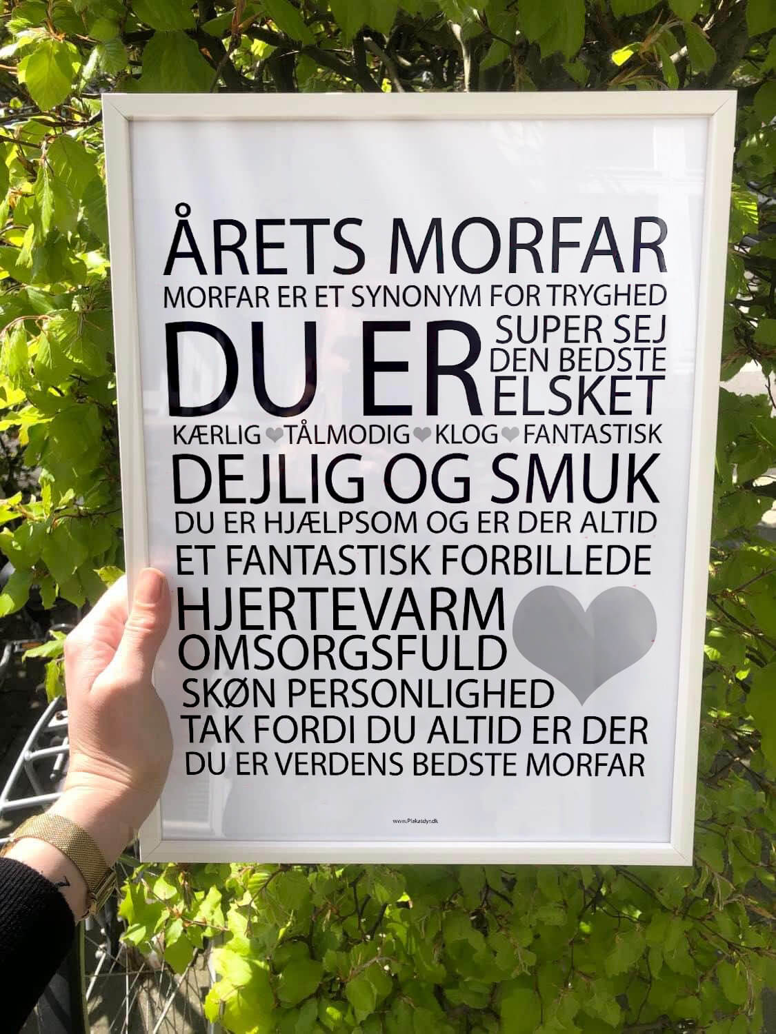 Morfar plakat | Perfekt gaveide til årets morfar | 👴