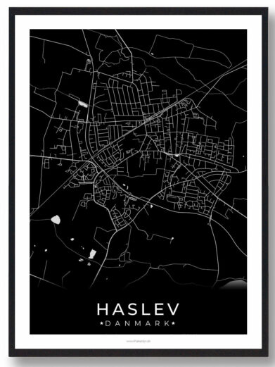 Haslev by plakat – 🌈☀️ Shop lækre Haslev by plakater i dag 😍