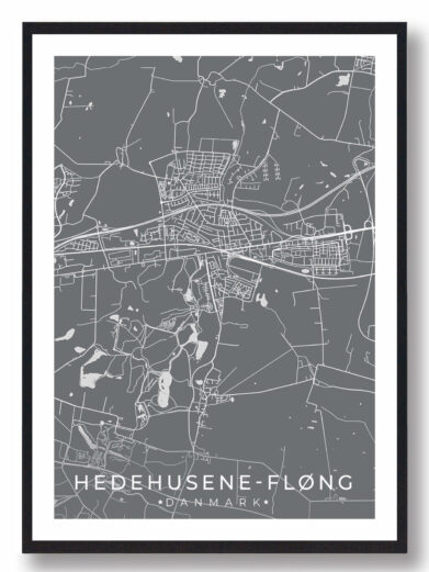 Hedehusene-Fløng by plakat – Se de skønne byplakater