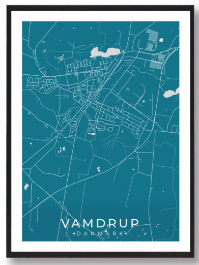 Vamdrup by plakat – Se de skønne Vamdrup byplakater her 😍