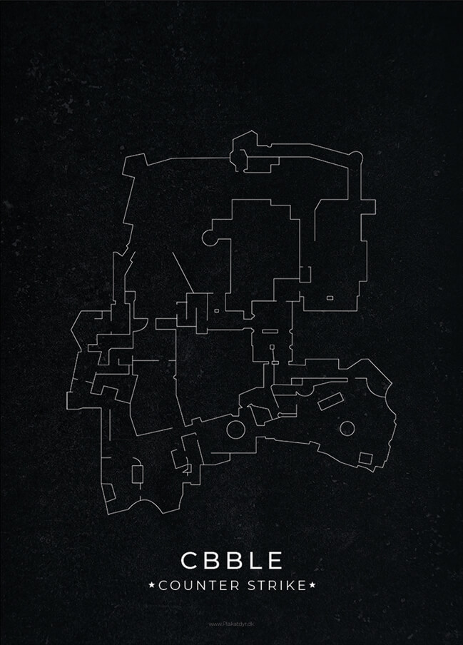 Cbble map - CS gamerplakater | Stort udvalg af plakater | Topscore på ...