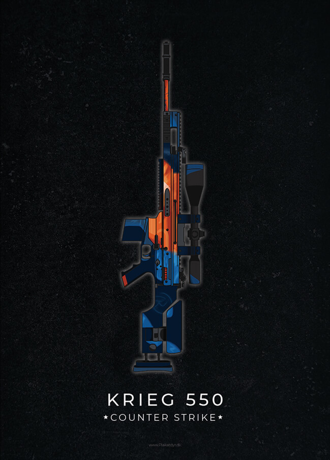 Krieg 550 - CS gamerplakater | Stort udvalg af plakater | Topscore på ...