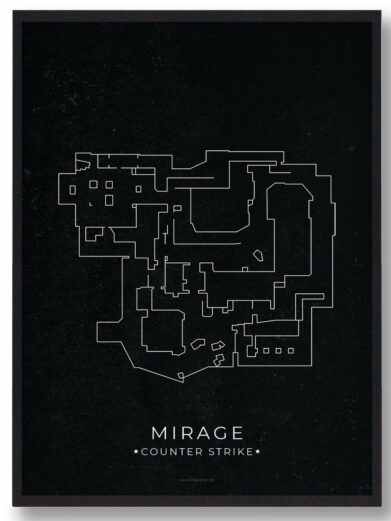 Mirage map - CS gamerplakater | Stort udvalg af plakater | Topscore på ...