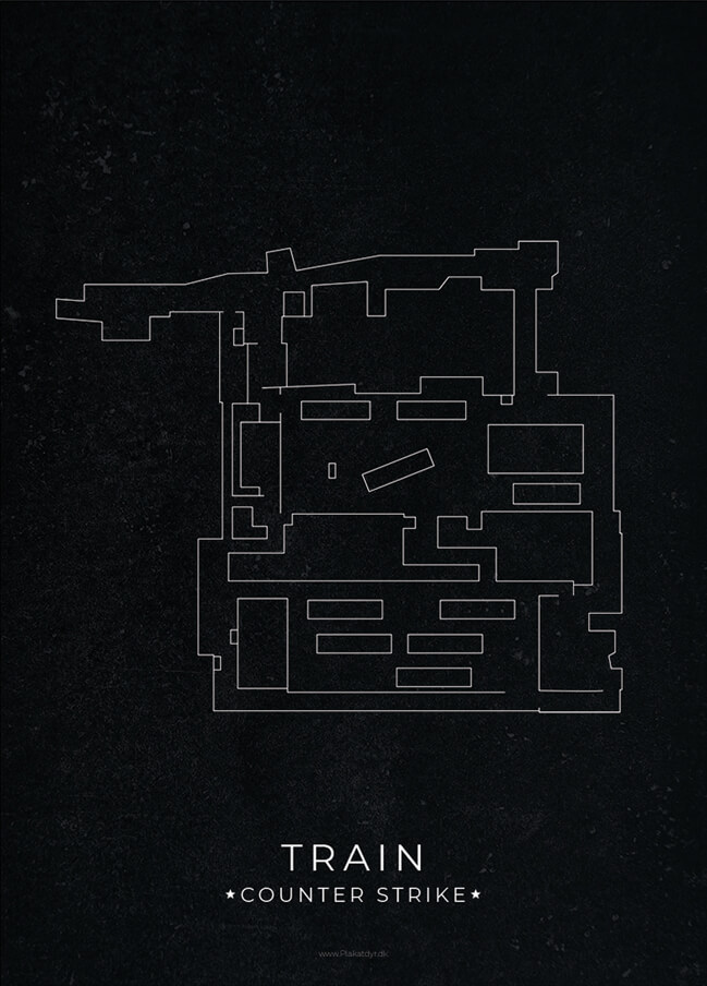 Train map - CS gamerplakater | Stort udvalg af plakater | Topscore på ...