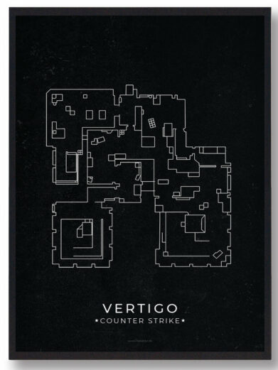 Vertigo map - CS gamerplakater | Stort udvalg af plakater | Topscore på ...