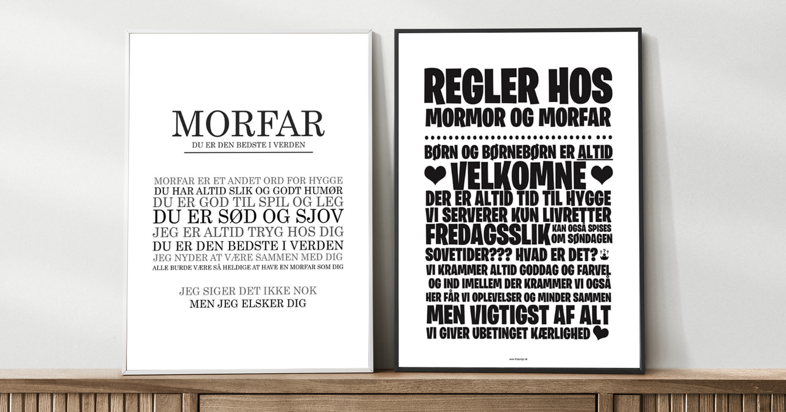 Gave til mormor - Den perfekte gave til mormor hos Plakatdyr⭐😍