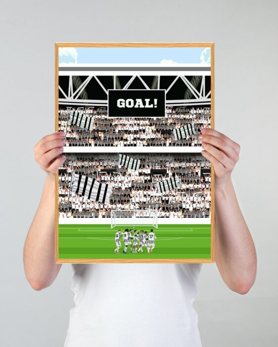 Juventus fodbold plakat ⚽ | Kæmpe udvalg af fodboldplakater 👌