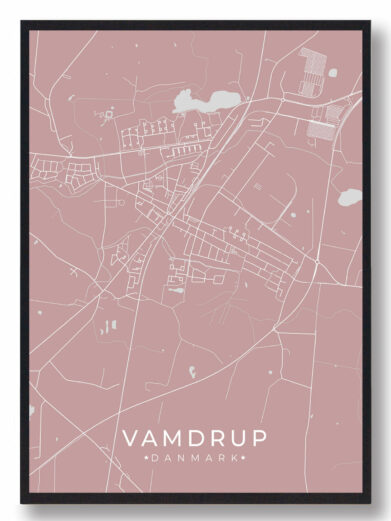 Vamdrup by plakat – Se de skønne Vamdrup byplakater her 😍