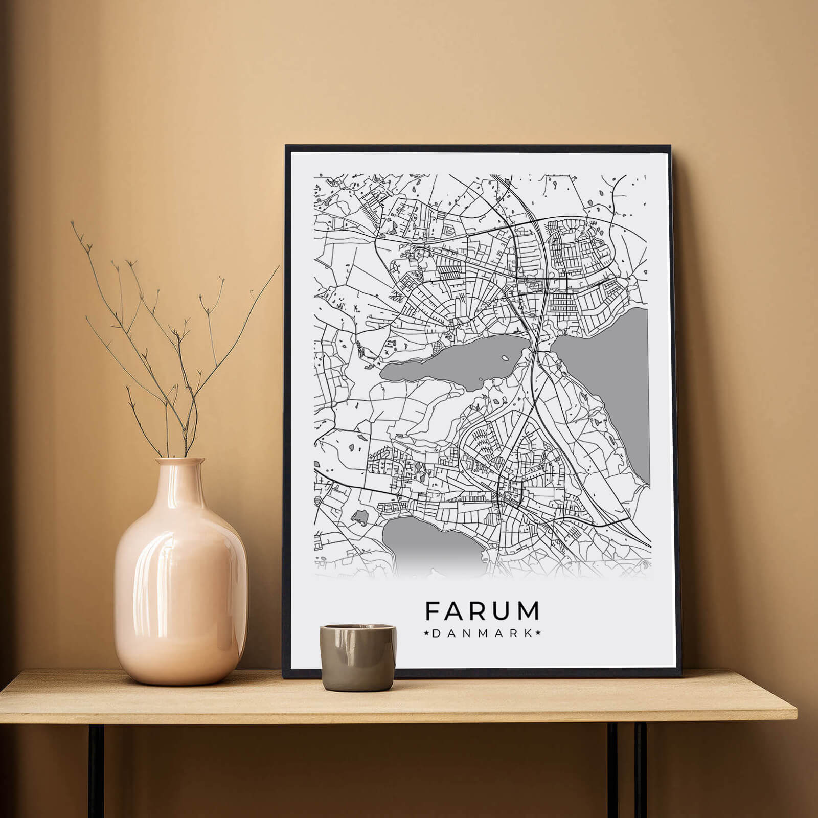 Farum by plakat – ⭐Se alle vores lækre Farum by plakater her 😍