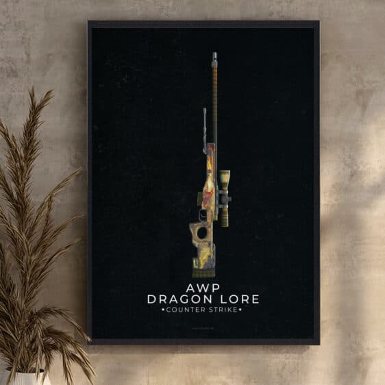 AWP Dragon Lore - CS gamerplakater | Stort udvalg af plakater | Hurtig ...