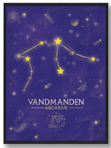 Stjernetegn vandmand - ☀️☀️ skønne stjernetegnsplakater ♒