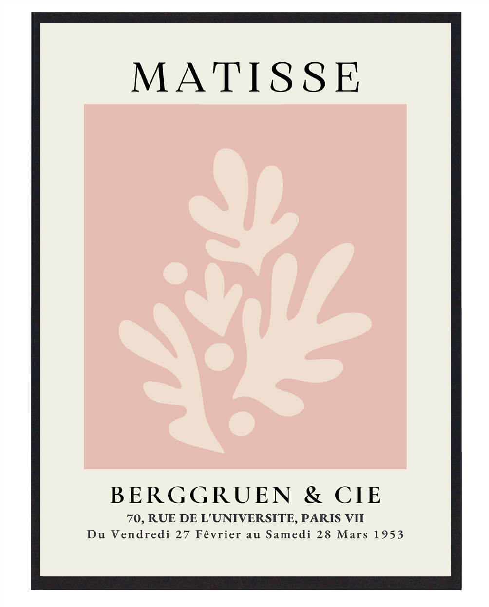 Henri Matisse - Leaf | Flotte franske plakater🇫🇷