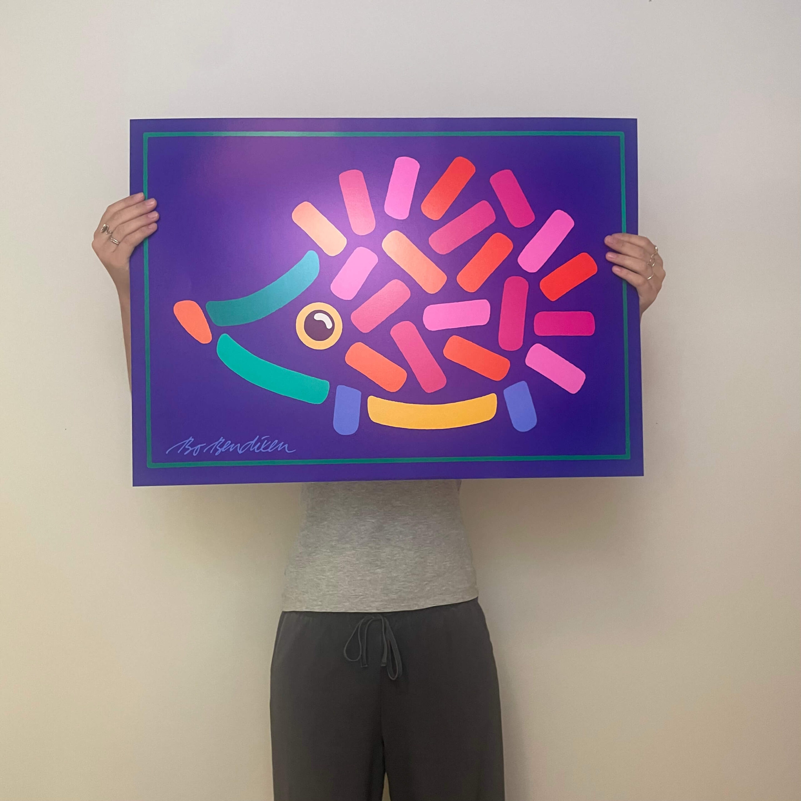 Pindsvin i farver | Bo Bendixen 🦔