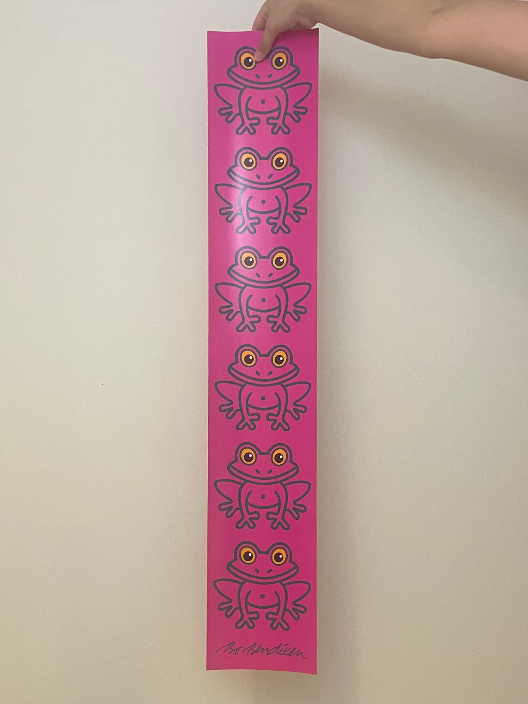 Bo Bendixen plakat | Grønne frøer 🐸