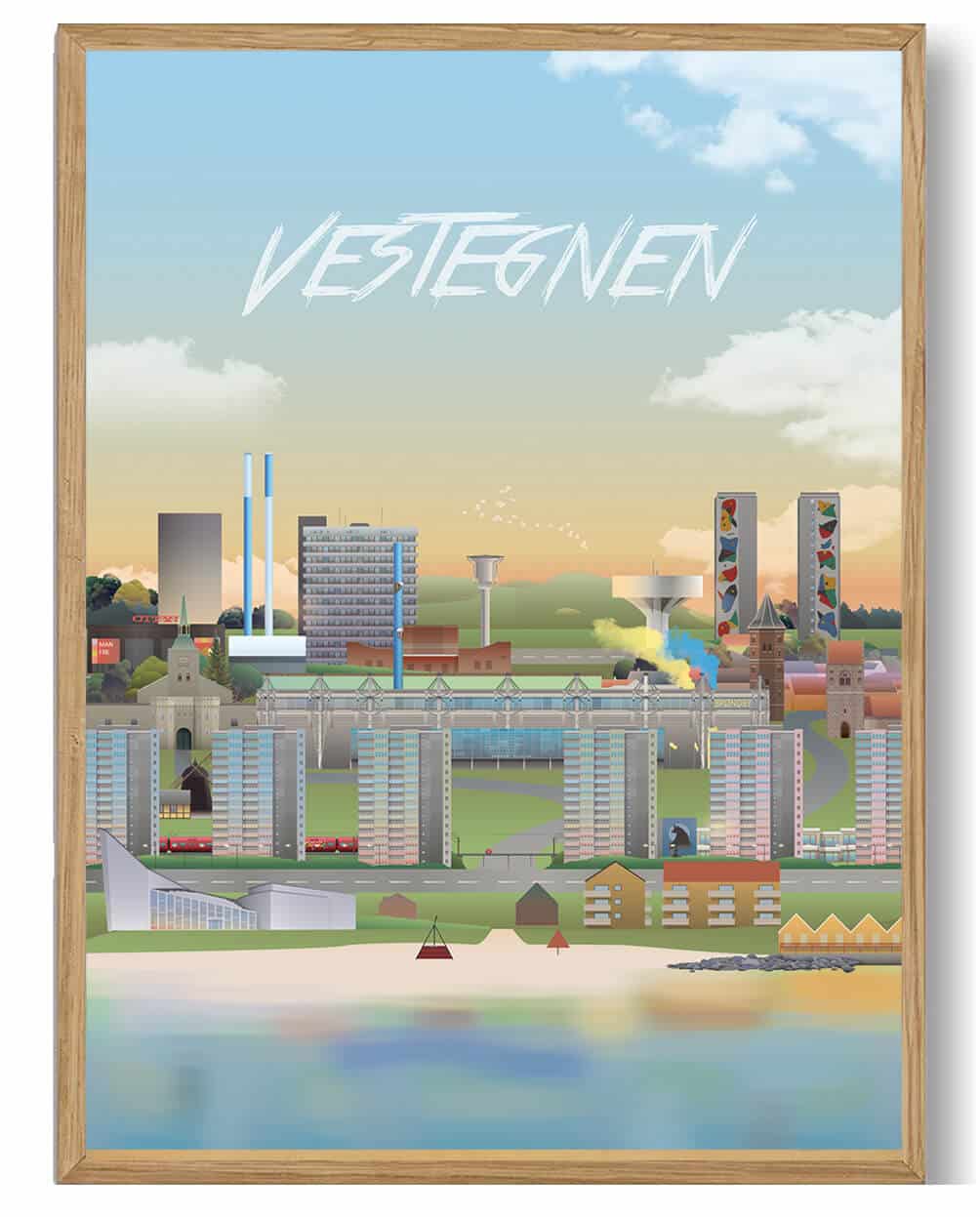 Vestegnen Brøndby plakat | Se vores store udvalget😊